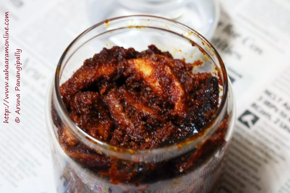 Magaya | Magai: Andhra Mango Pickle Recipe