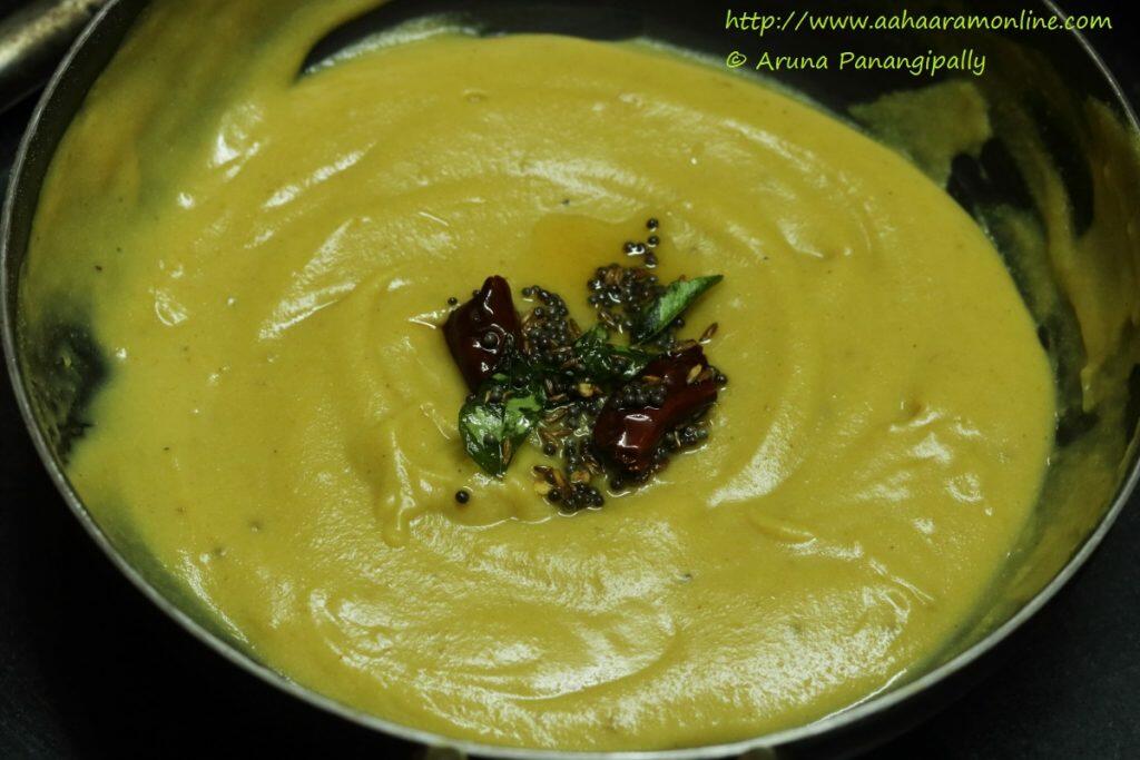 Andhra Senaga Pindi Pachadi | Bombay Chutney | Besan Chatni for Idli