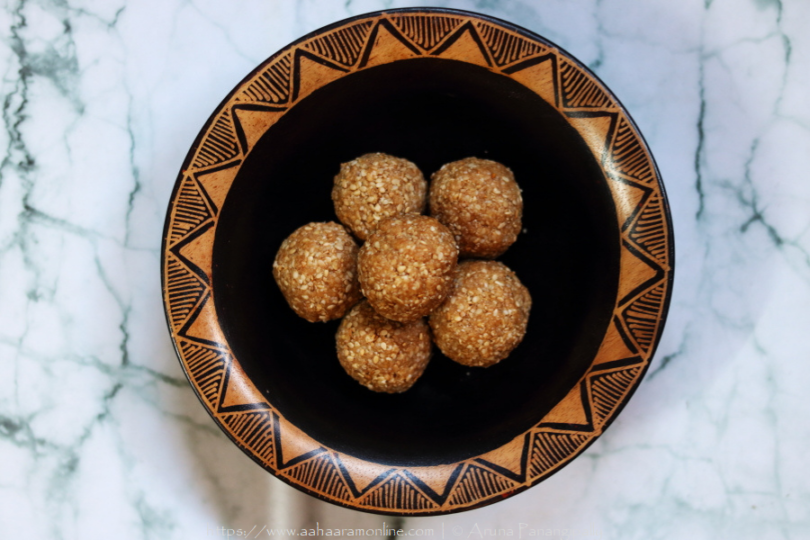 Chimmili | Nuvvula Undalu: 2-ingredient Andhra Sesame & Jaggery Laddus
