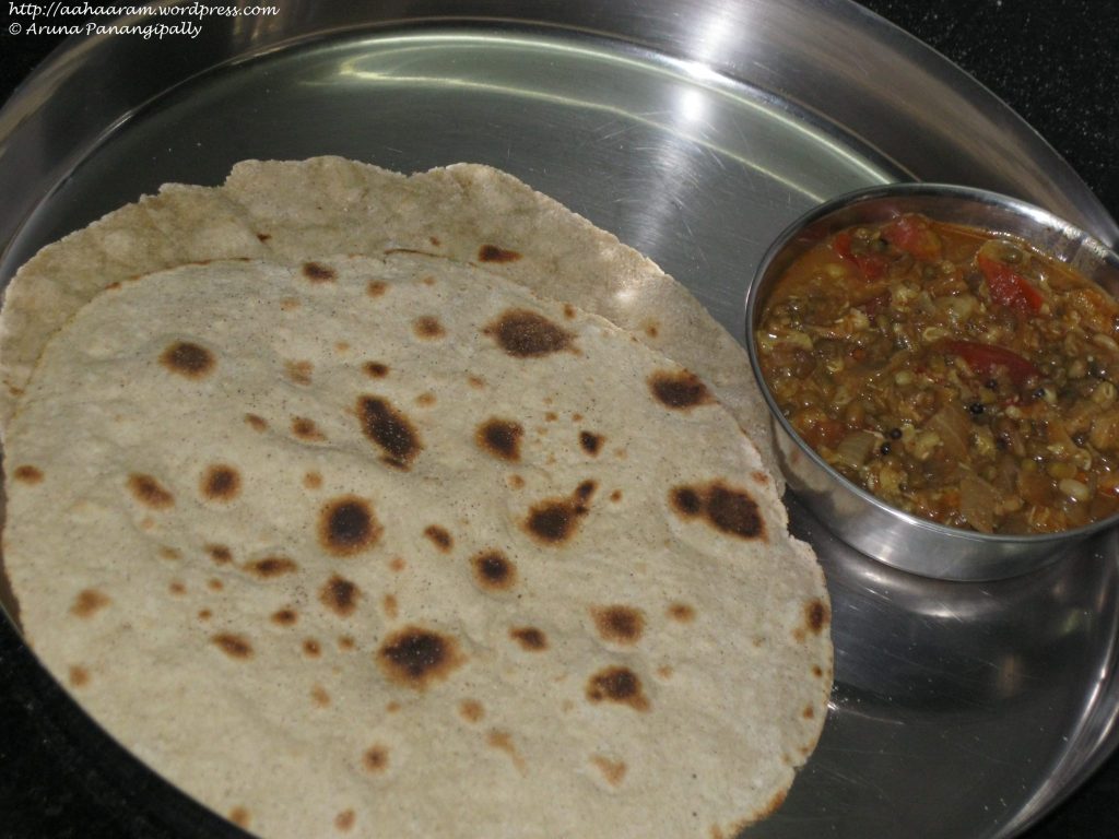 Bajre ki Roti - 1(Unleavened Bread with Pearl Millet, Pearl Millet ...