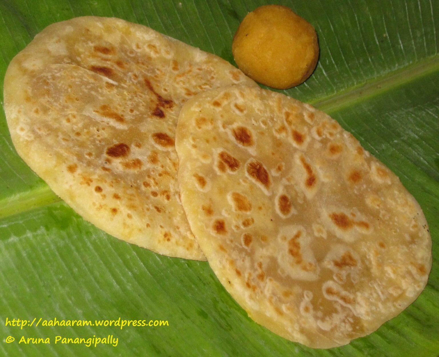 Bobbattu, Obbattu, Puran Poli, or Holige Recipe - ãhãram