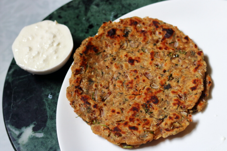 Sindhi Koki | A Crisp Paratha with Onions, Cumin, and Green Chillies