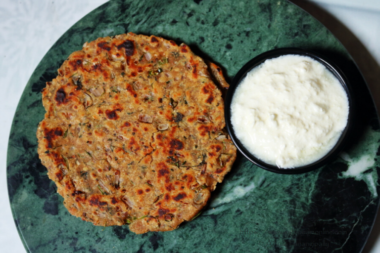 Sindhi Koki | A Crisp Paratha with Onions, Cumin, and Green Chillies