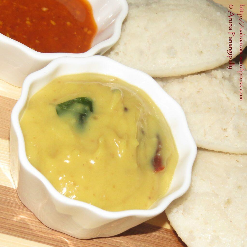 Andhra Senaga Pindi Pachadi | Bombay Chutney | Besan Chatni for Idli