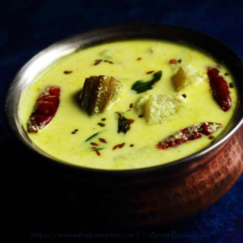 Majjiga Pulusu | Mor Kuzhambu | Andhra Kadhi (With Coconut) - ãhãram