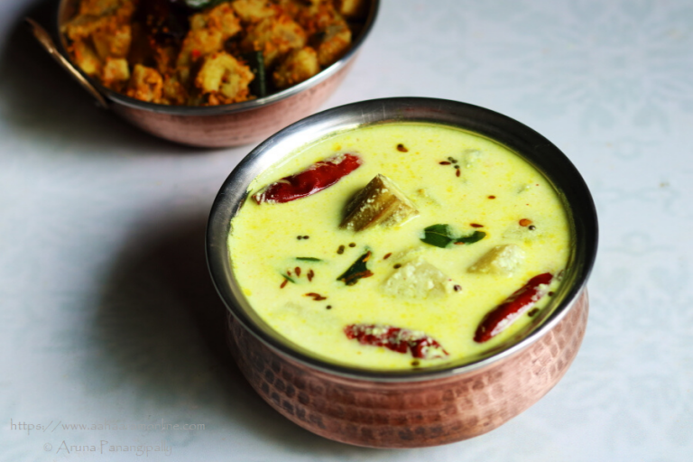 Majjiga Pulusu | Mor Kuzhambu | Andhra Kadhi (With Coconut) - ãhãram