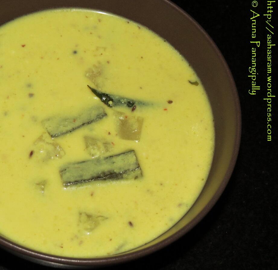 Majjiga Pulusu (Buttermilk Stew or Andhra Kadhi) - With Coconut » ãhãram