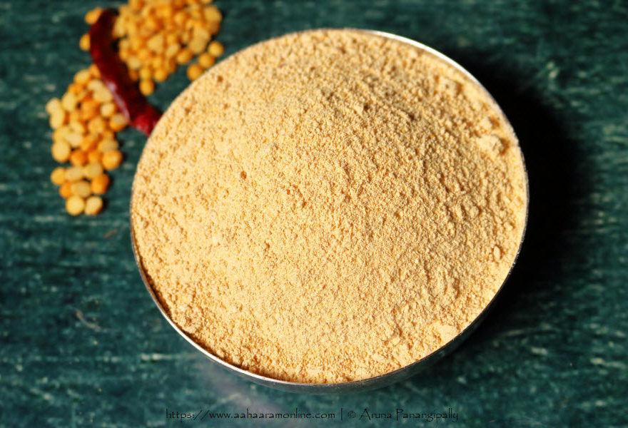 Andhra Kandi Podi | Paruppu Podi » ãhãram