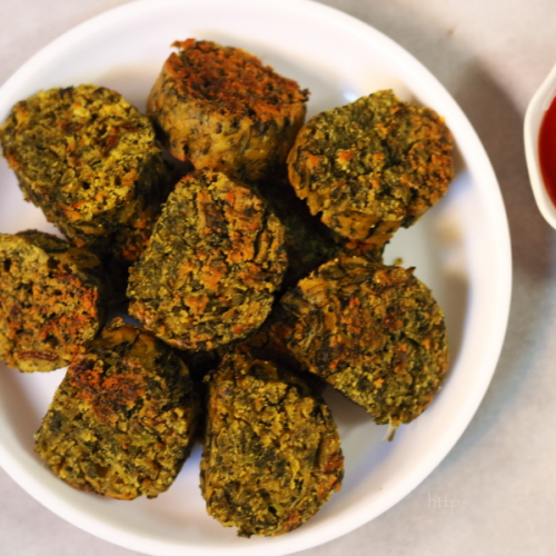 Kothimbir Vadi: A Low-Oil Version of Coriander Fritters from Maharashtra