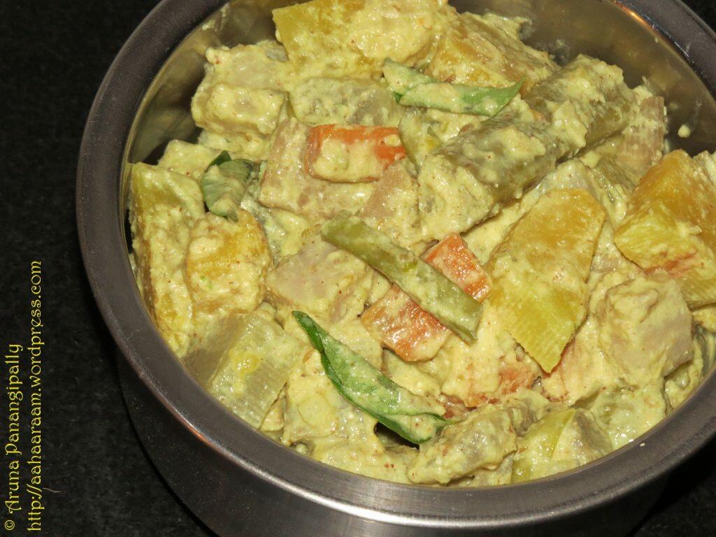 Avial | Aviyal (Mixed Vegetable Stew with Coconut, Cumin, Yogurt) - ãhãram