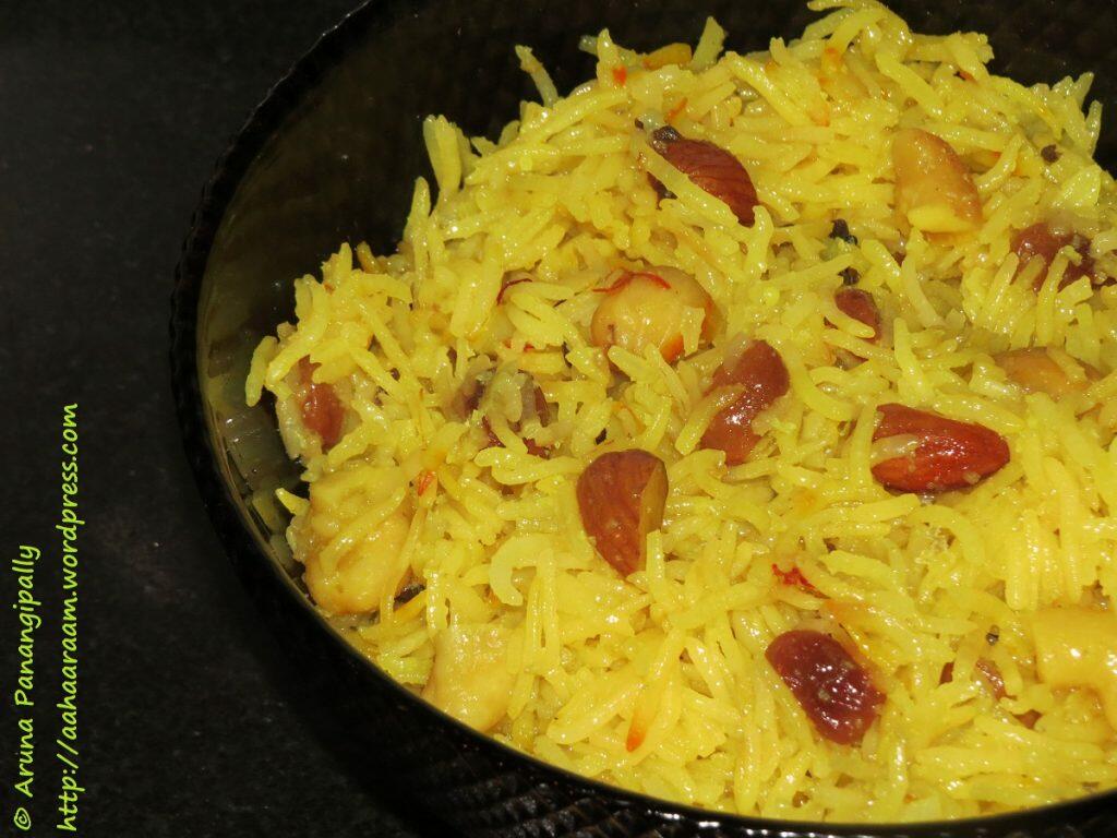 Meethe Chawal | Zarda Pulao Recipe - ãhãram