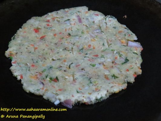 Rava Rotti | Savoury Semolina Pancake from Karnataka - ãhãram