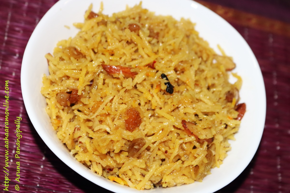 Narali Bhaat | Sweet Coconut Rice from Maharashtra - ãhãram