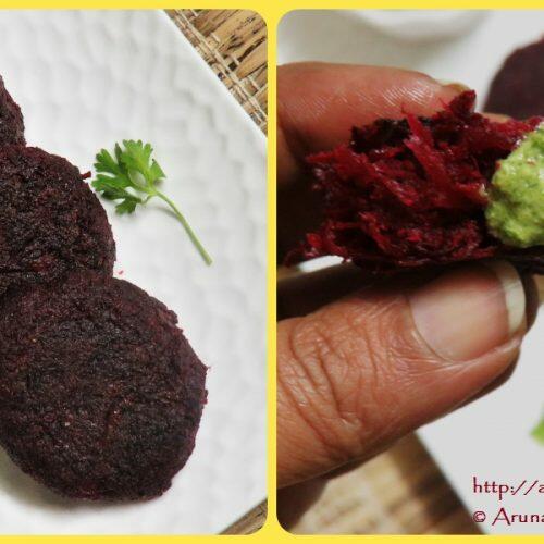 Beetroot Tikki | Beetroot Cutlet: Recipe by Heena Jhanglani - ãhãram