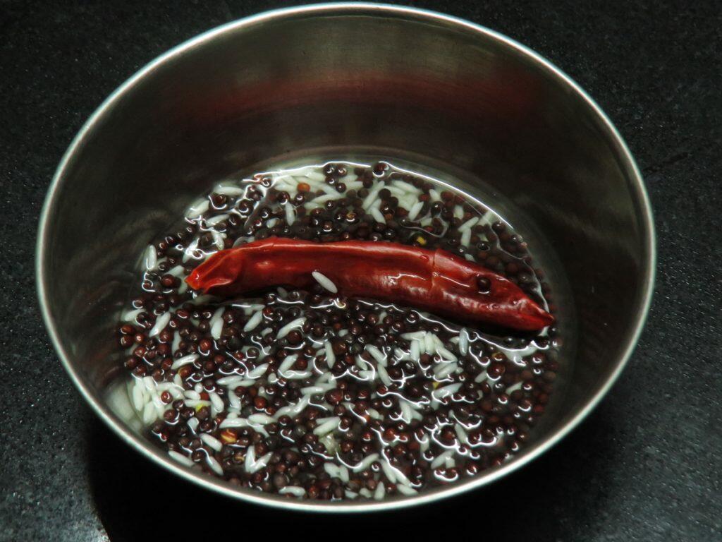 Traditional Andhra Ava Pettina Kanda Bachali Kura - ãhãram