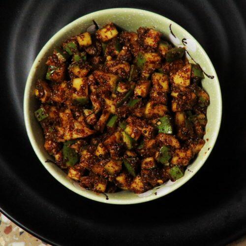 Mamidikaya Menthi Baddalu | Menthi Mukkalu | Instant Mango Pickle