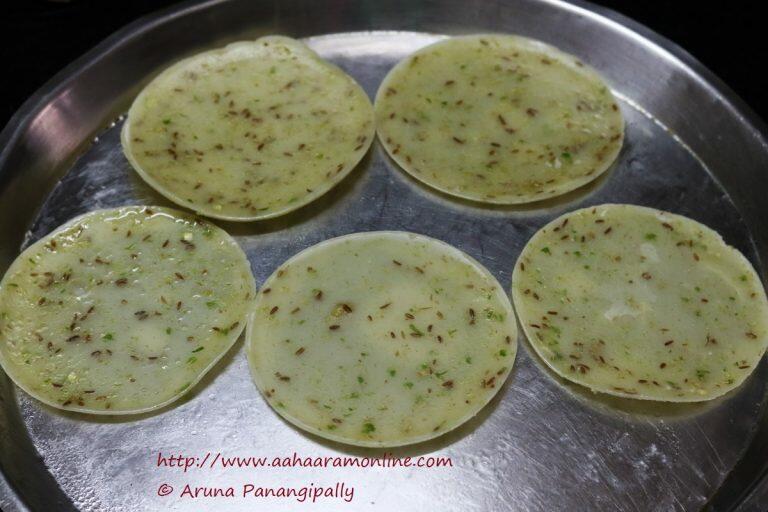Aviri Vadiyalu | Instant Steamed & Sun-dried Rice Papad from Andhra