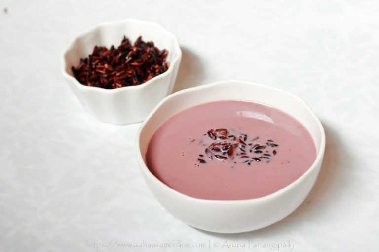 Chak-Hao Amubi Kheer | Manipuri Black Rice Kheer | Forbidden Rice Pudding