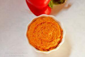 Roasted Red Bell Pepper Chutney | Red Capsicum Pachadi With Peanuts