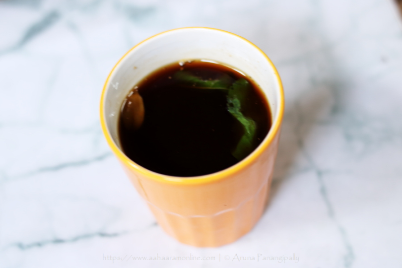 Chukku Kaapi | Black Coffee With Dry Ginger and Pepper