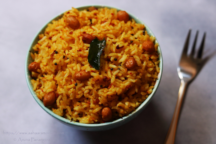 Peanut Rice | Verusenaga Annam | Verkadalai Sadam - ãhãram