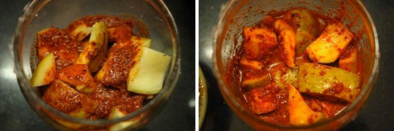 Mavinakayi Uppinakayi: No-oil, Water-based Mango Pickle
