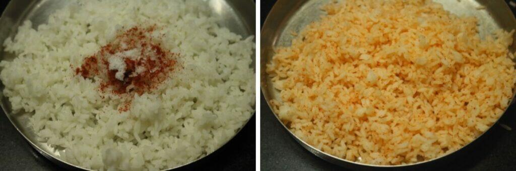 Phodnicha Bhaat | Maharashtrian Style Seasoned Fried Rice - ãhãram