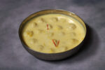Sudha Sindhu: Almond Paste and Mava Balls Simmered in Saffron Milk