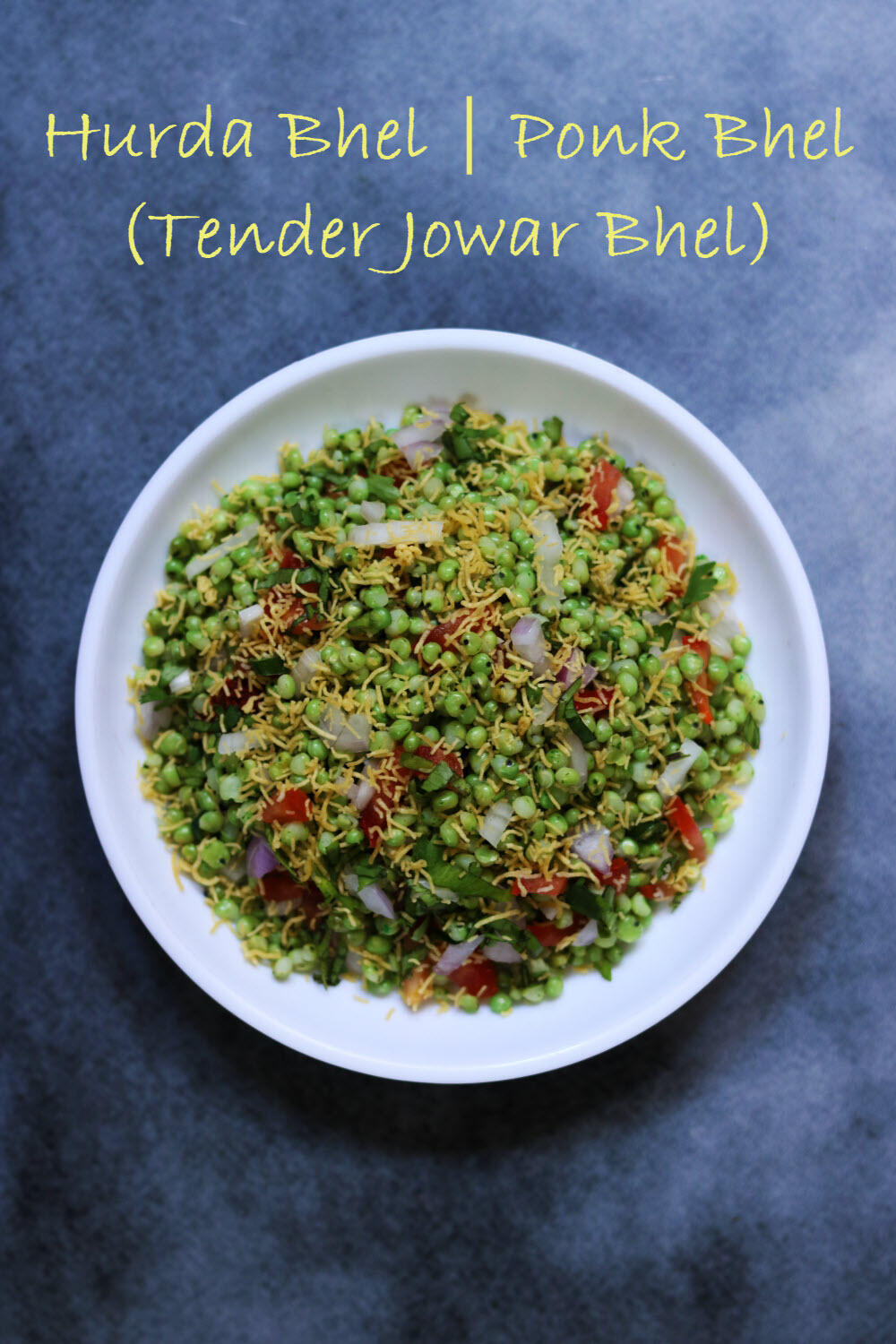 Hurda Bhel | Ponk Bhel | Tender Green Jowar Bhel - ãhãram