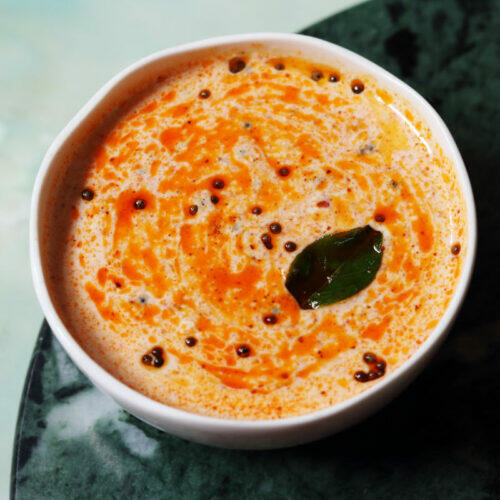 Avakai Perugu Pachadi | Mango Pickle and Yogurt Chutney - ãhãram