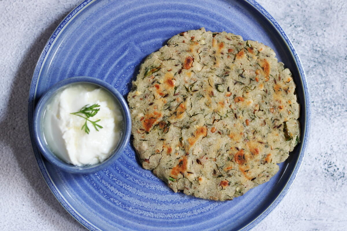 Bhagar Thalipeeth | Sama Paratha | Vrat ka Paratha (No Potato)