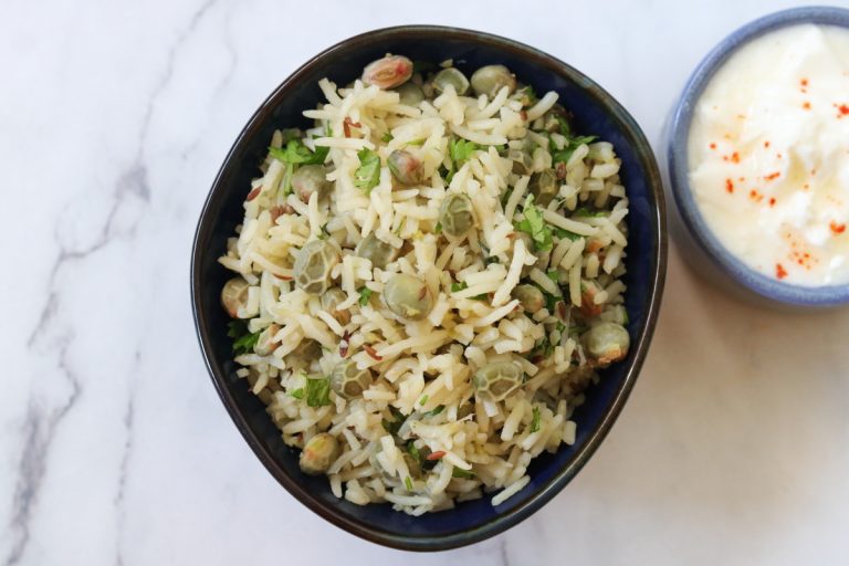 Tuvar Pulao | Tuvar Dana Bhaat | Green Tuvar Pulav - ãhãram
