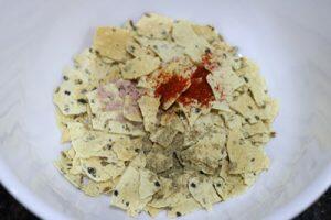 Papad Churi Chaat | Papad Chat - ãhãram